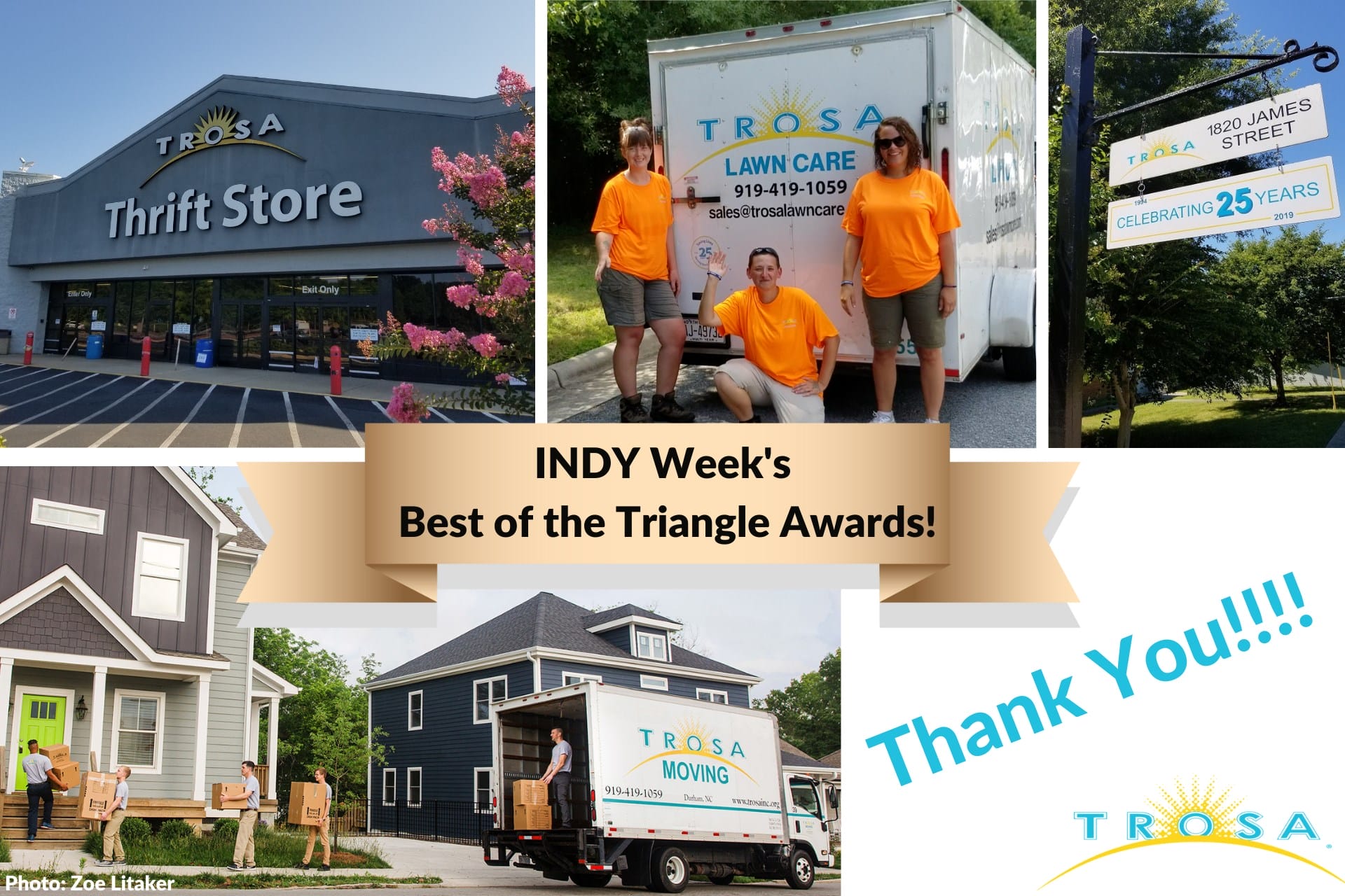 TROSA Wins INDY Week's Best of the Triangle Awards! - TROSA